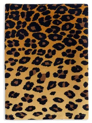 L'Objet Leopard Linen Sateen 4-piece Napkin Set