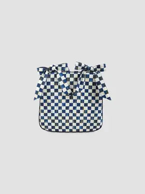 MACKENZIE-CHILDS Royal Check Chair Cushion Neutral