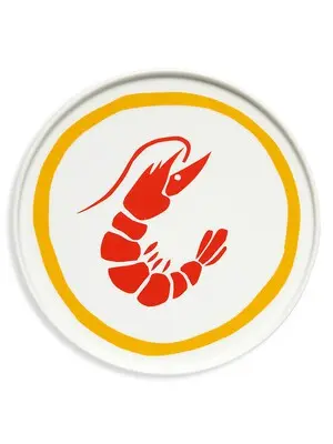 IN THE ROUNDHOUSE Seafood Prawn Dinner Plate - One-color