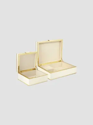Aerin Shagreen Jewelry Box