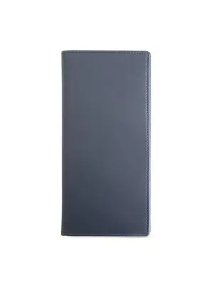 ROYCE NEW YORK Passport Travel Docut Case Navy Blue