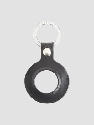 ROYCE NEW YORK Leather Air Tag Sleeve Black