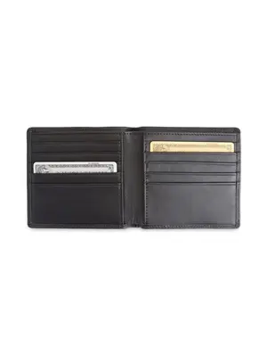 ROYCE NEW YORK Executive Bi-fold Wallet - Black