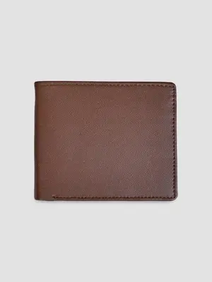 ROYCE NEW YORK Executive Bi-fold Wallet - Brown