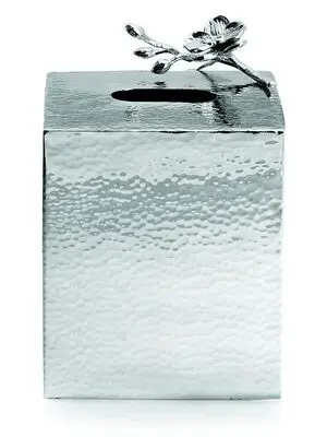 Michael Aram White Orchid Tissue Box Holder - One-color