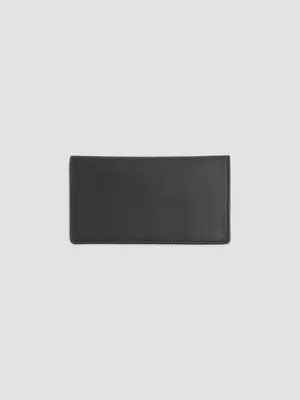 ROYCE NEW YORK Leather Checkbook Wallet