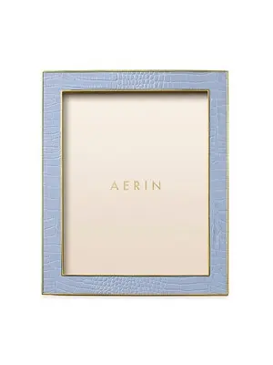 Aerin Classic Croc Leather Frame