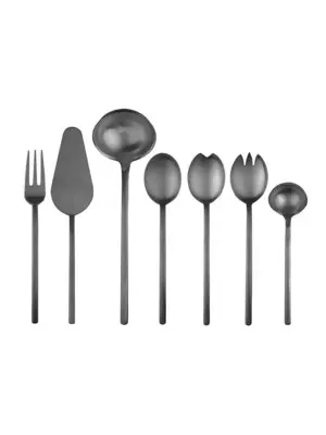 MEPRA Due 7-piece Serving Set Oro Nero