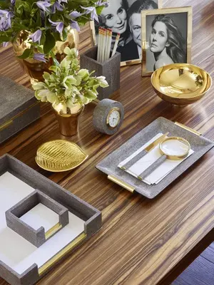 Aerin Shagreen Envelope Box