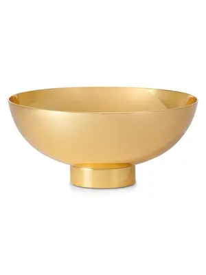 Aerin Small Sintra Stainless Steel Footed Bowl - Brass