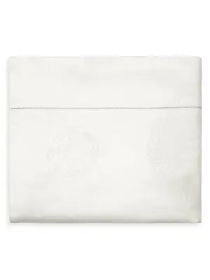 SFERRA Sferra Giza 45 Medallion Duvet Cover - White - Ivory