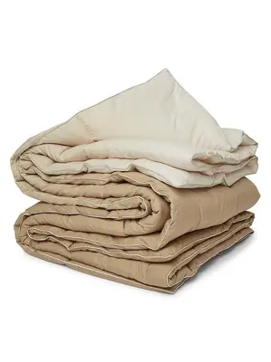 GRAVITY BLANKETS Gravity X Modernist Weighted 15 Pound Blanket - Tan - Tan - Tan