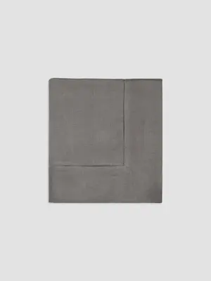 SFERRA Festival Round Linen Tablecloth - Grey