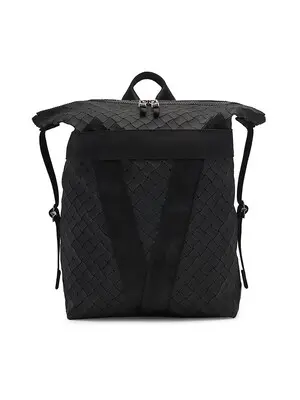 Bottega Veneta Intrecciato Zipped Backpack