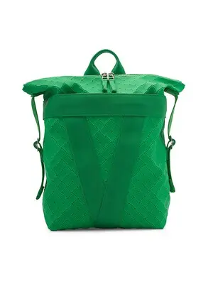 Bottega Veneta Intrecciato Zipped Backpack