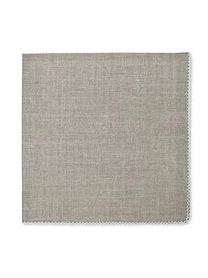 TINA CHEN DESIGNS Picot Edge 4-piece Napkin Set Natural White