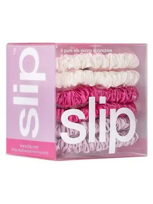 Slip 6-pack Pure Silk Skinny Scrunchies