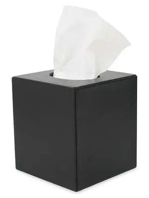 ROYCE NEW YORK Leather Tissue Box Cover