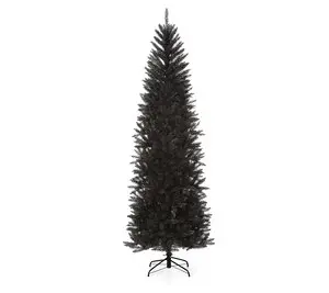 GLITZHOME 7.5' Decorative Indoor Faux Tinsel Ch Istmas Tree - One-color
