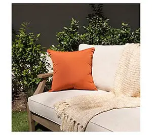 SORRA HOME Sunbrella Indoor/outdoor Top Stitch 0' Pillow - One-color