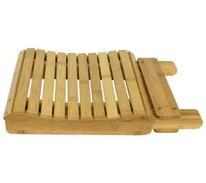 SORBUS Bamboo Folding Step Stool Bench