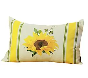 HOMEROOTS Set Of 2 20' Fall Sunflower Lumbar Pi Llow Covers - One-color