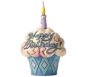 JIM SHORE Mini Birthday Cupcake - One-color