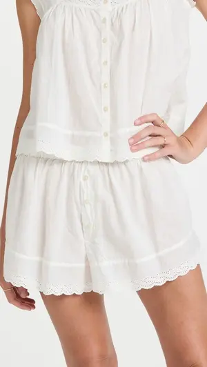 The Great. The Eyelet Tap Shorts