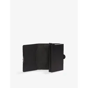 SECRID Twinwallet Leather And Metal Cardholder - Black