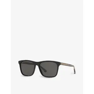 Gucci Gc001659 Rectangle-frame Sunglasses