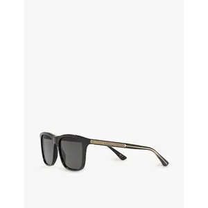 Gucci Gc001659 Rectangle-frame Sunglasses