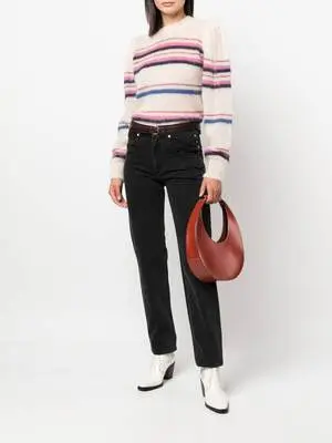 MARANT ETOILE Vendelia Straight-leg Jeans - Black