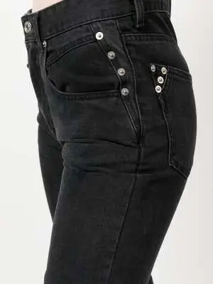 MARANT ETOILE Vendelia Straight-leg Jeans - Black