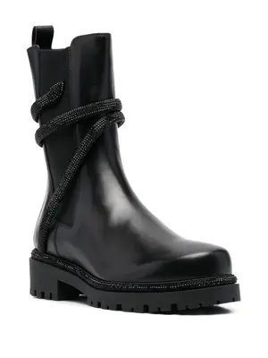 Rene Caovilla Leather Boots