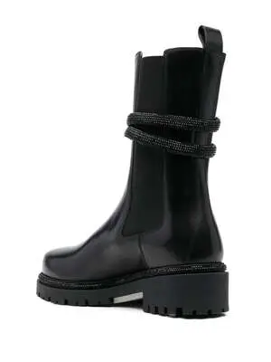 Rene Caovilla Leather Boots