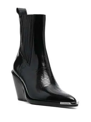 Rabanne 95mm Pointed-toe Boots