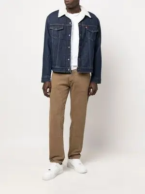 LEVI'S Shearling-lined Denim Jacket - Blue
