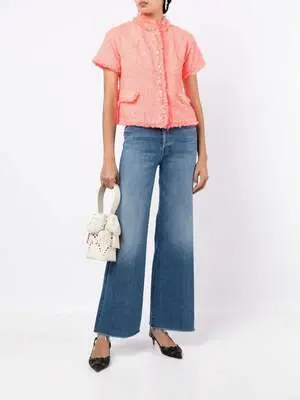 Shiatzy Chen Bead-embellished Tweed Jacket