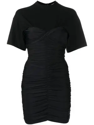 Alexander Wang Fitted Bodice T-shirt Dress