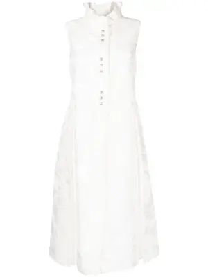 Shiatzy Chen Crystal-embellished Button-detail Blouse