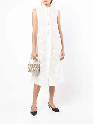 Shiatzy Chen Crystal-embellished Button-detail Blouse