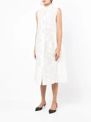 Shiatzy Chen Crystal-embellished Button-detail Blouse
