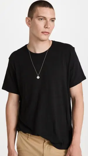 Rag & Bone Classic Flame Tee - Jet Black
