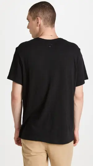 Rag & Bone Classic Flame Tee - Jet Black