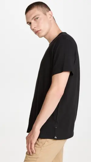 Rag & Bone Classic Flame Tee - Jet Black