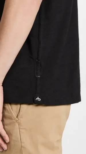 Rag & Bone Classic Flame Tee - Jet Black