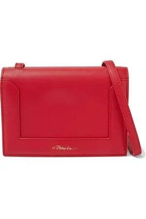 3.1 Phillip Lim 3.1 Phillip Lim Soleil Mini Leather Shoulder Bag - Red