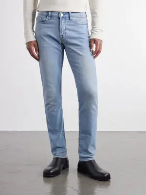 FRAME L'homme Slim-fit Stretch-denim Jeans