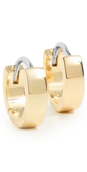 Gorjana Rose Huggie Earrings - Gold