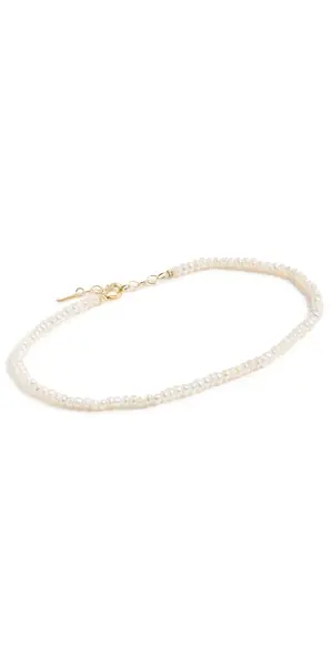 BY ADINA EDEN Pearl Anklet - Pearl White